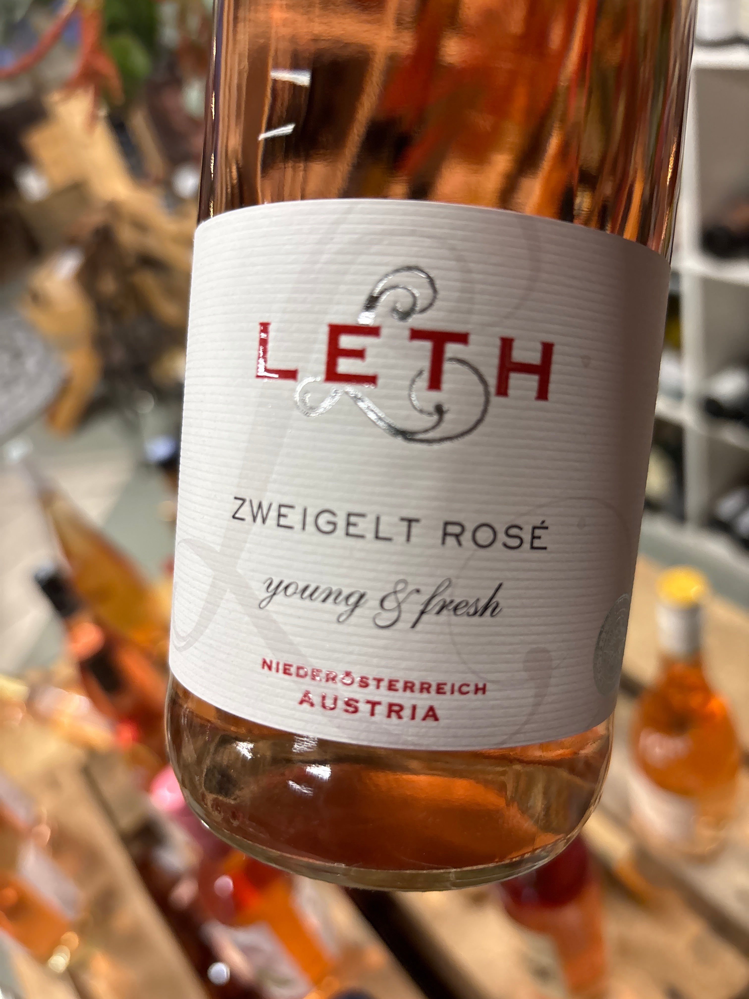 Weingut Leth rosé – Zweigelt – Wagram – Wijn aan zee