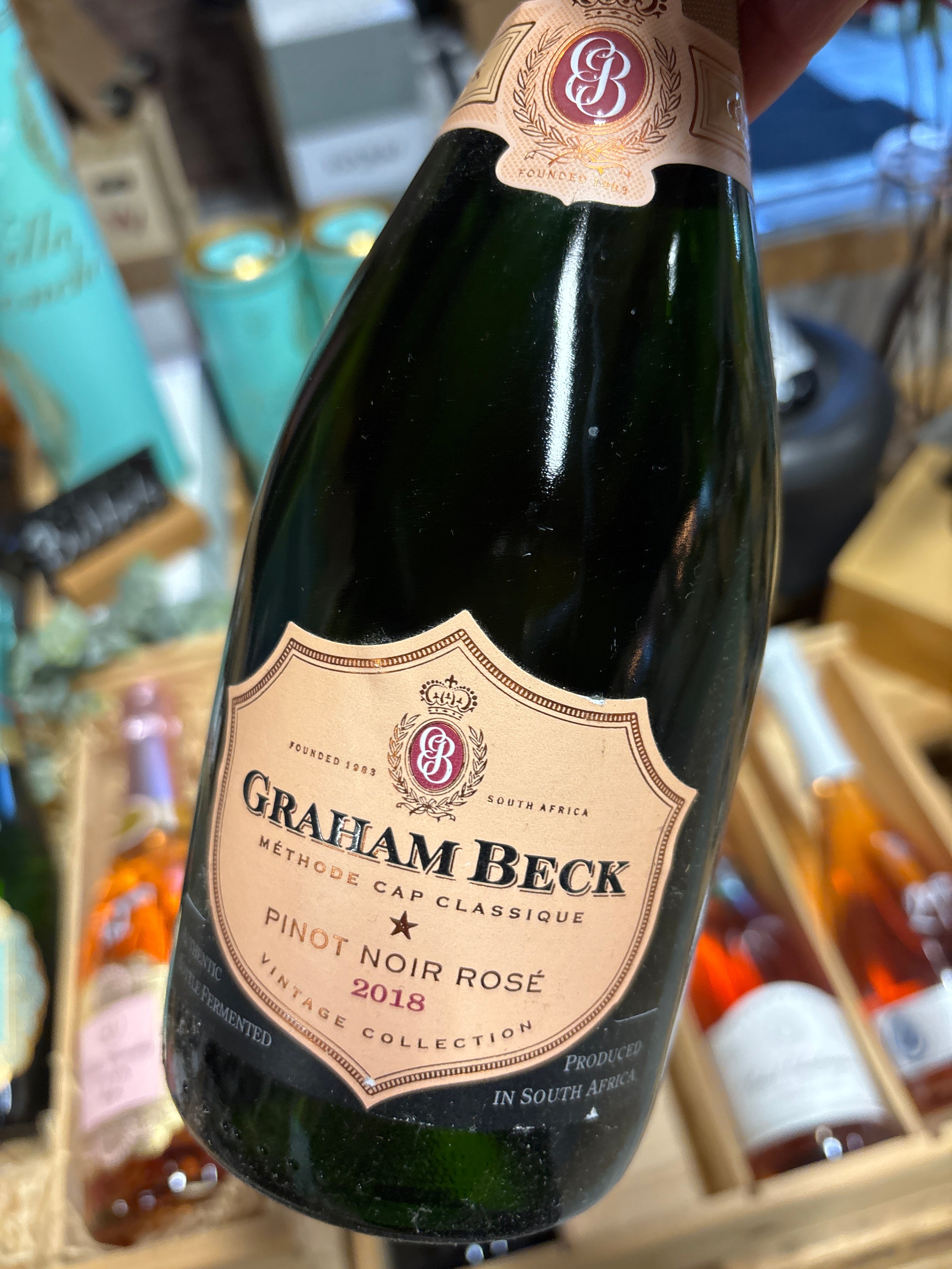 Graham Beck MCC Pinot Noir Rosé Vintage 2018 - Robertson - Zuid-Afrika ...